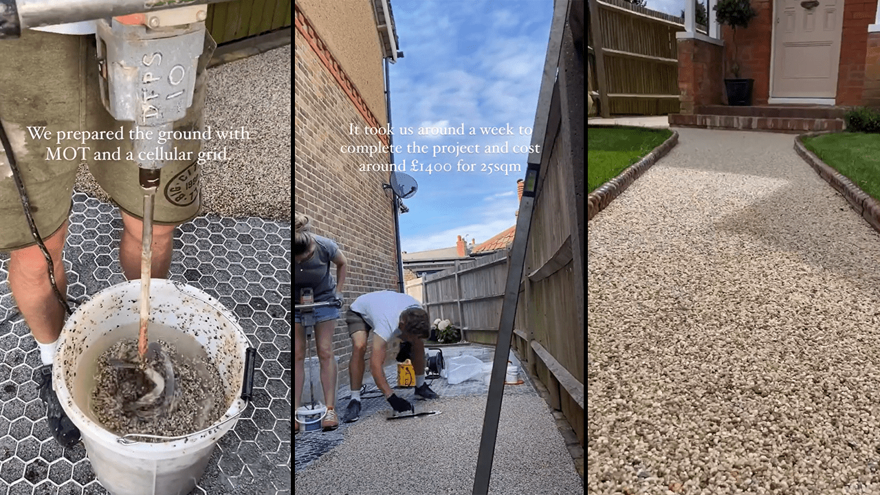 DIY Stone Resin Path: Rave or Rant? One Couple’s Project