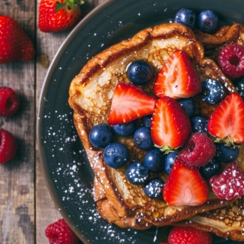 Triple-Berry French Toast Recipe: A Slow-Cooker Breakfast Delight