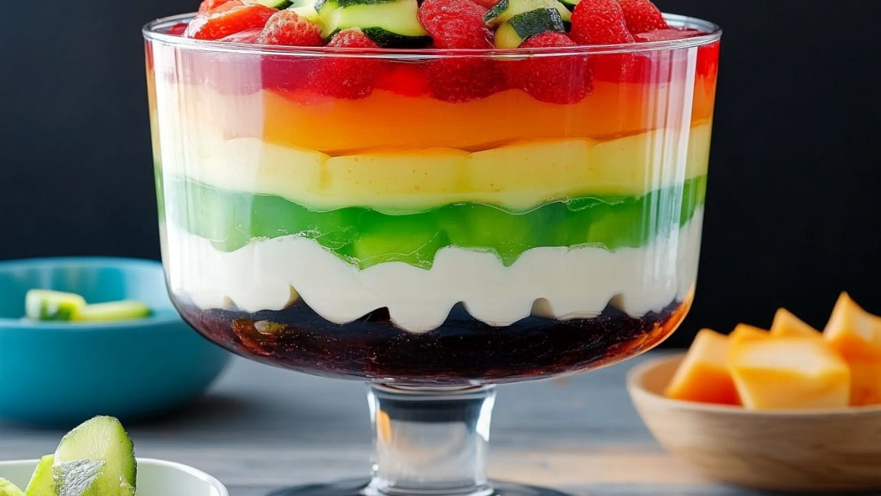 Retro Dessert Revival: 7-Layer Gelatin Salad Makes a Comeback