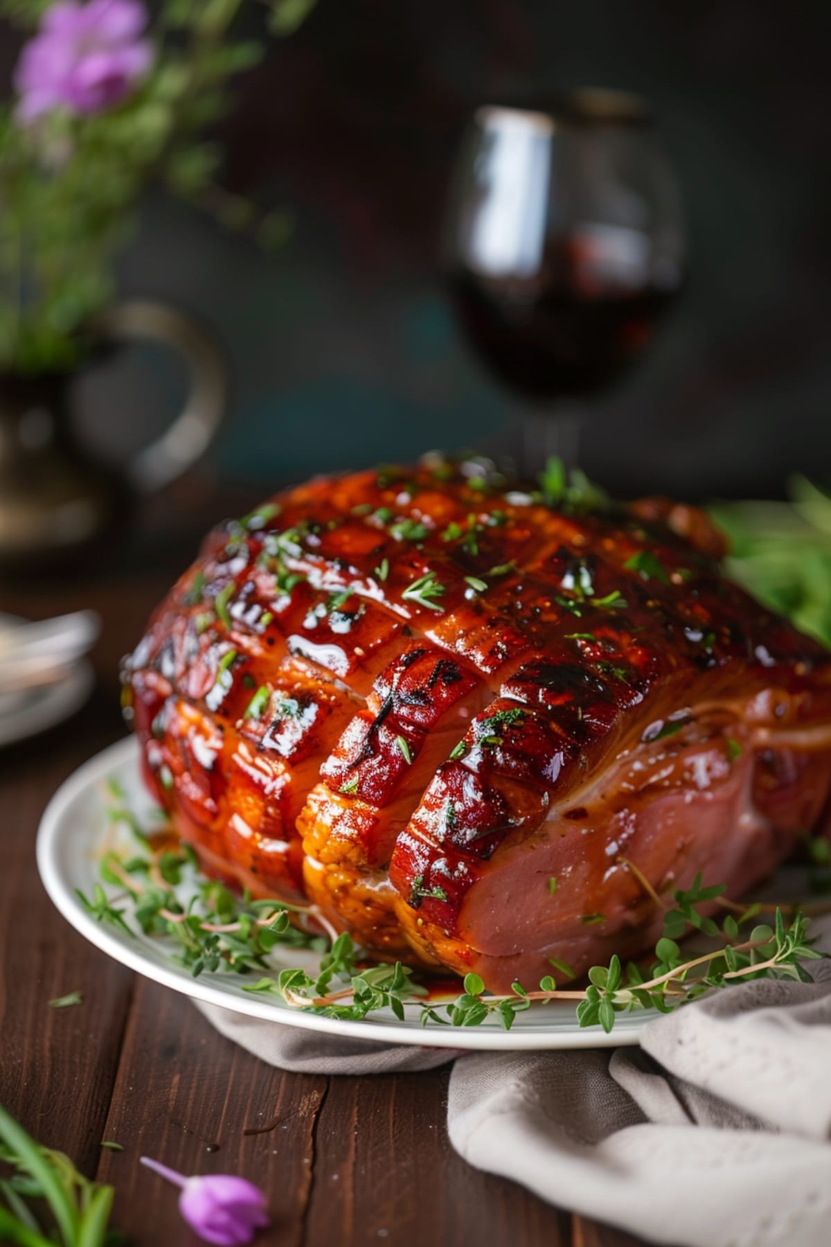 Slow Cooker Honey-Glazed Ham: Tender, Juicy & Perfectly Sweet