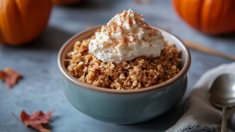 Pumpkin Spice Crisp: The Thanksgiving Treat Easier Than Pie