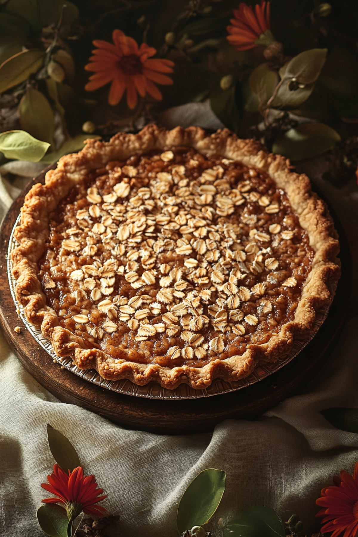 Warm, Gooey Oatmeal Pie Recipe Perfect for Fall & Winter Desserts