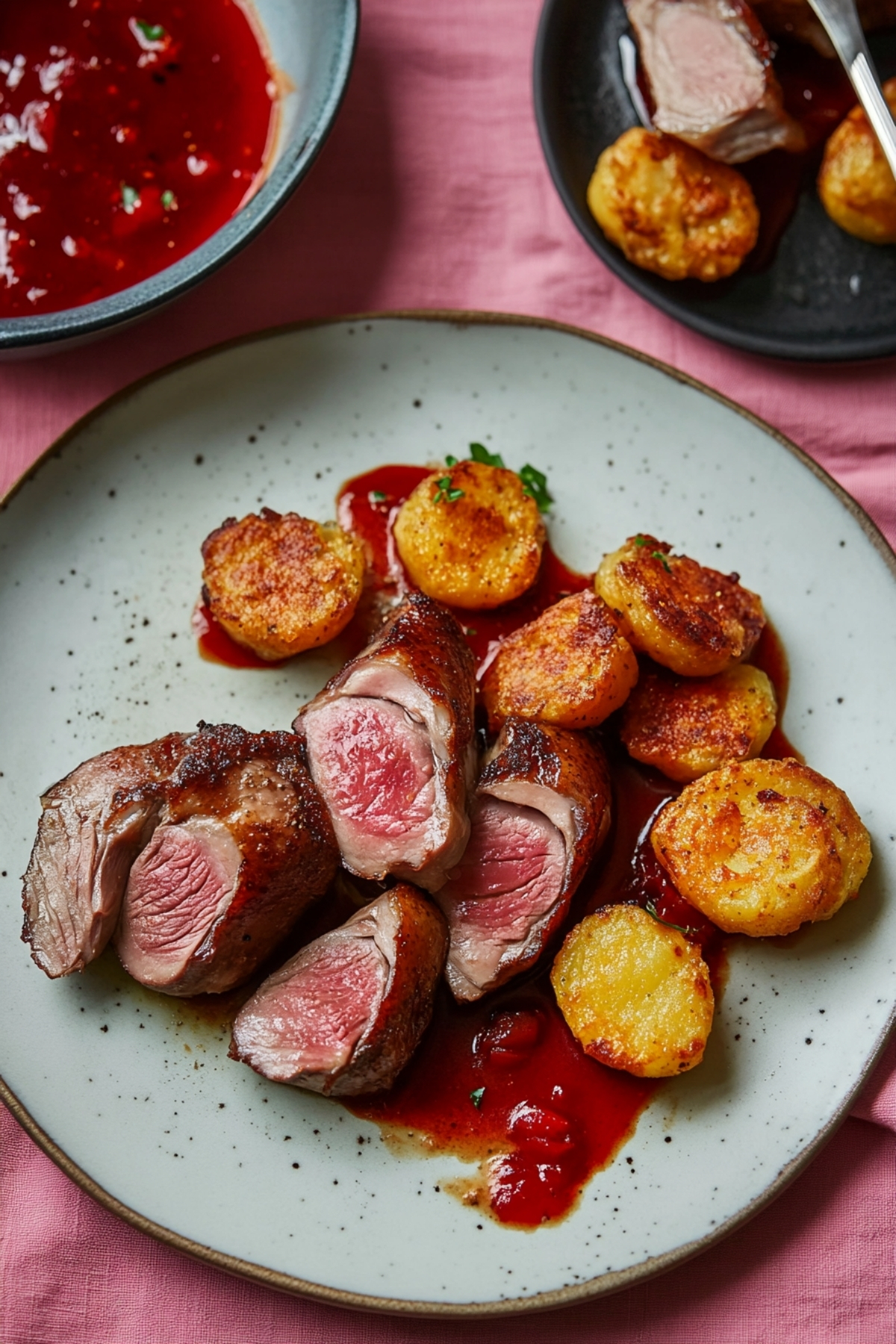 How to Make Five-Spice Duck Breasts with Crisp Potato Cakes