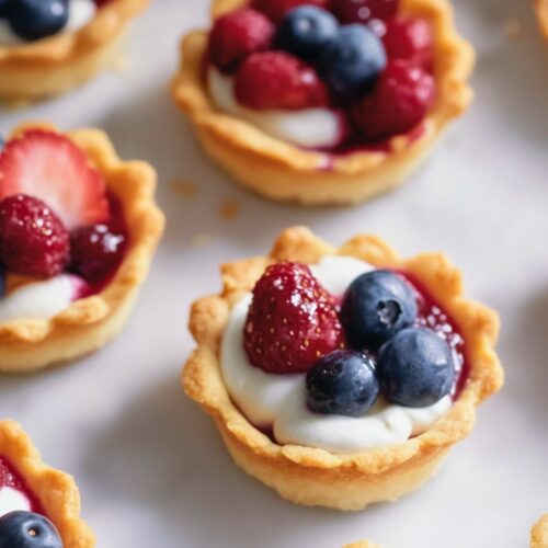 How to Make Berry Tartlets with Creamy Vanilla Filling