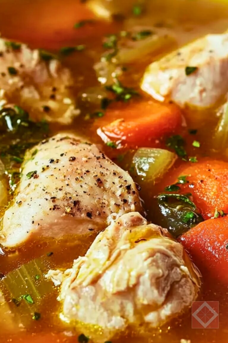 Easy Chicken & Vegetable Soup One-Pot Recipe for Cozy Nights