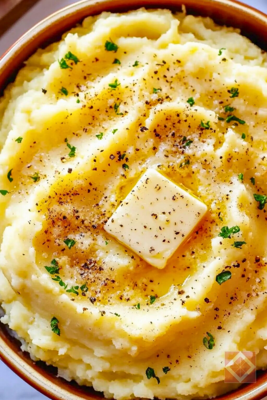 Homemade One Pot Recipe Garlic-Parmesan Mashed Potatoes for Two