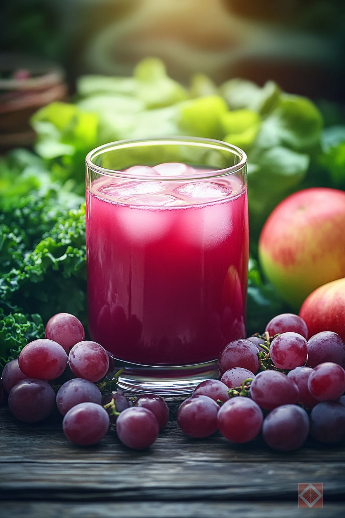 Easy Grape Apple Punch Juicing Recipe for Detoxing