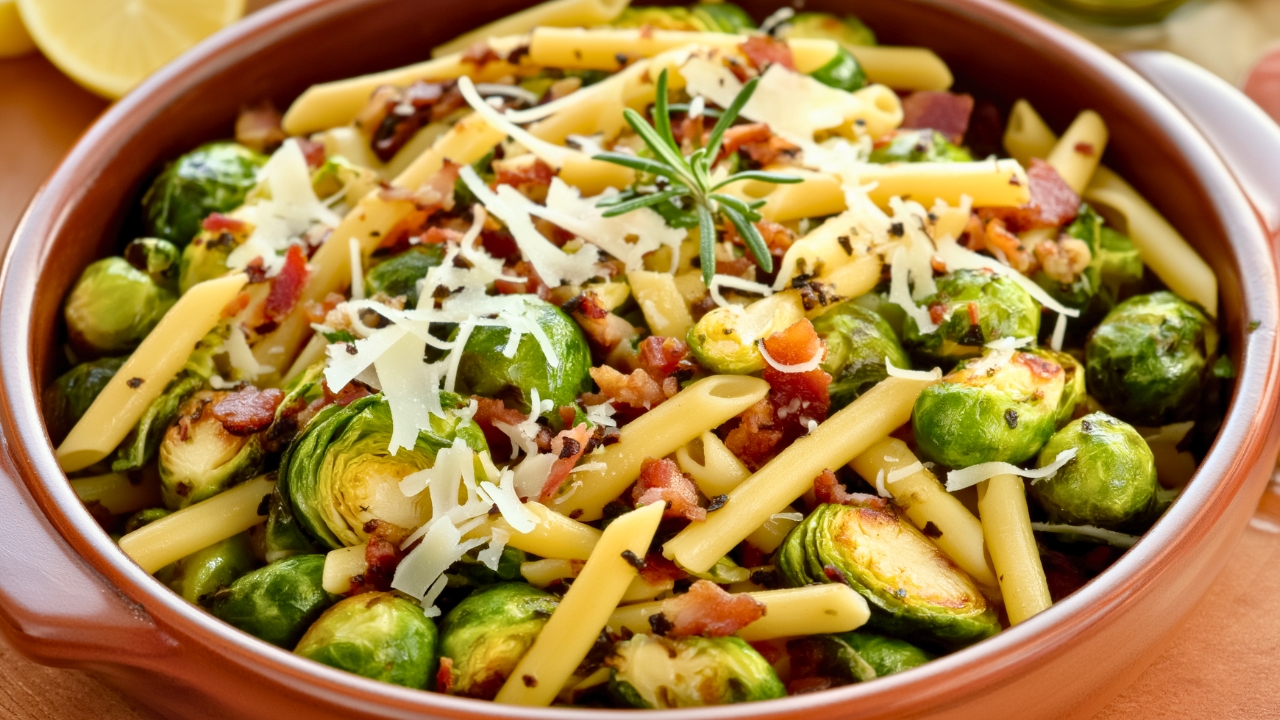 Warm Up Your Night with This Penne & Bacon Dinner Idea