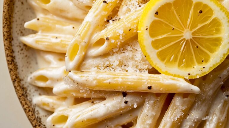 Simple Penne Recipe with a Zesty Twist of Lemon