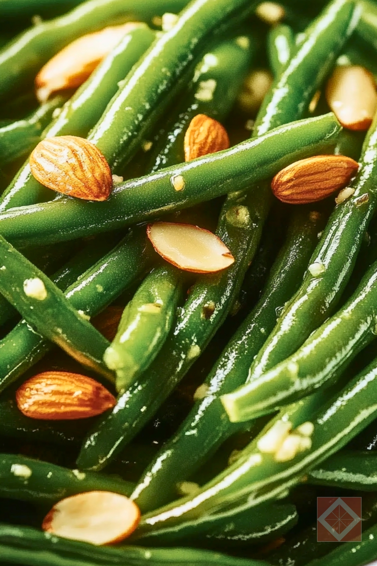 Garlic Roasted Green Beans Almondine Made Easy
