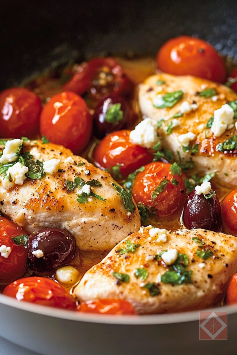 Easy Sautéed Chicken with Cherry Tomatoes & Feta One-Pot Recipe