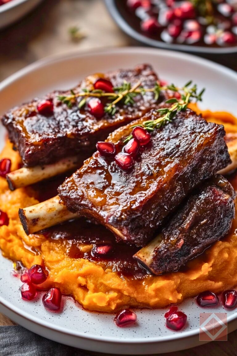 Fall-Off-The-Bone Short Ribs with Mediterranean Flair