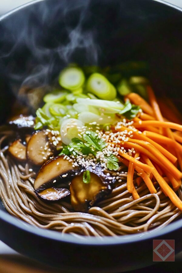 Soba Noodles with Sesame Dressing for a Simple, Healthy Meal