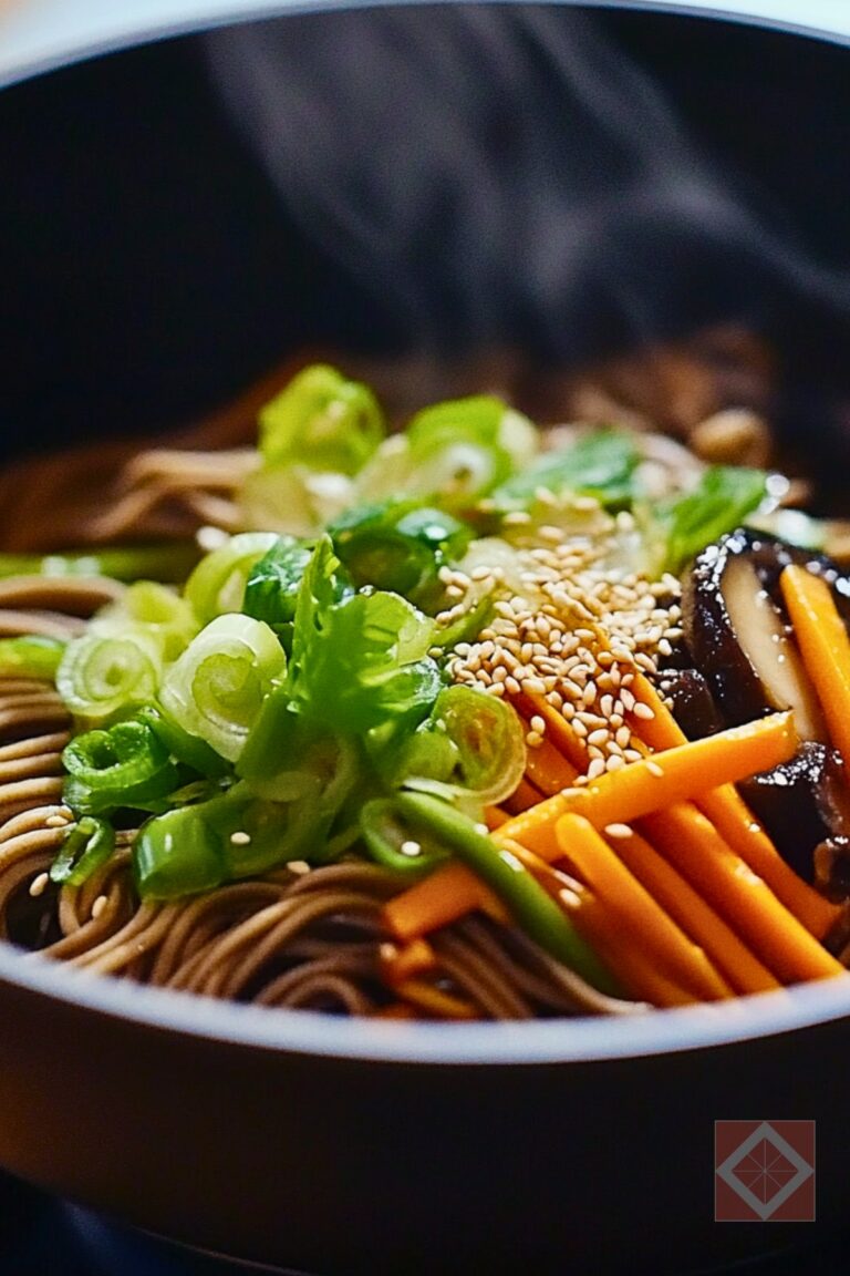 Soba Noodles with Sesame Dressing for a Simple, Healthy Meal