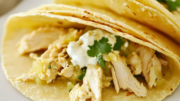 Best Easy Tomatillo Chicken Soft Tacos for Two: One-Pot Recipe