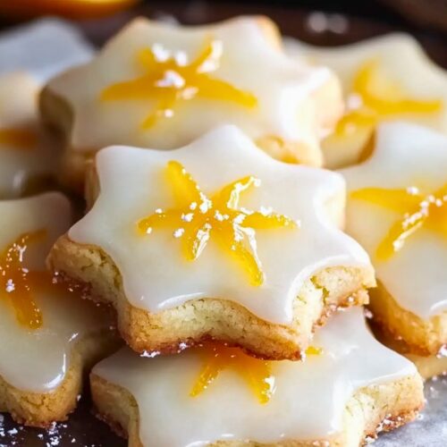 Cardamom Shortbread Cookie Recipe with Orange Glaze Made Easy