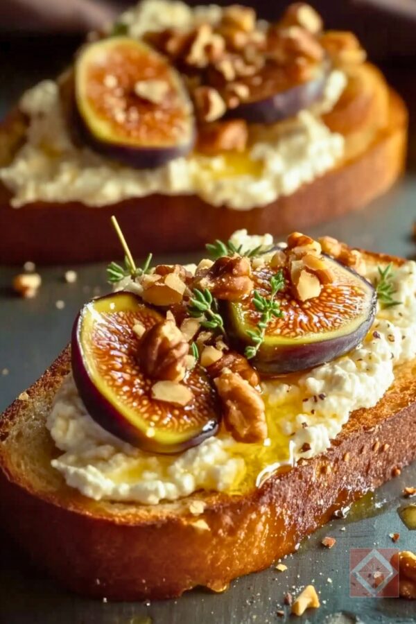 Creamy Ricotta & Fig Toast for the Dash Diet