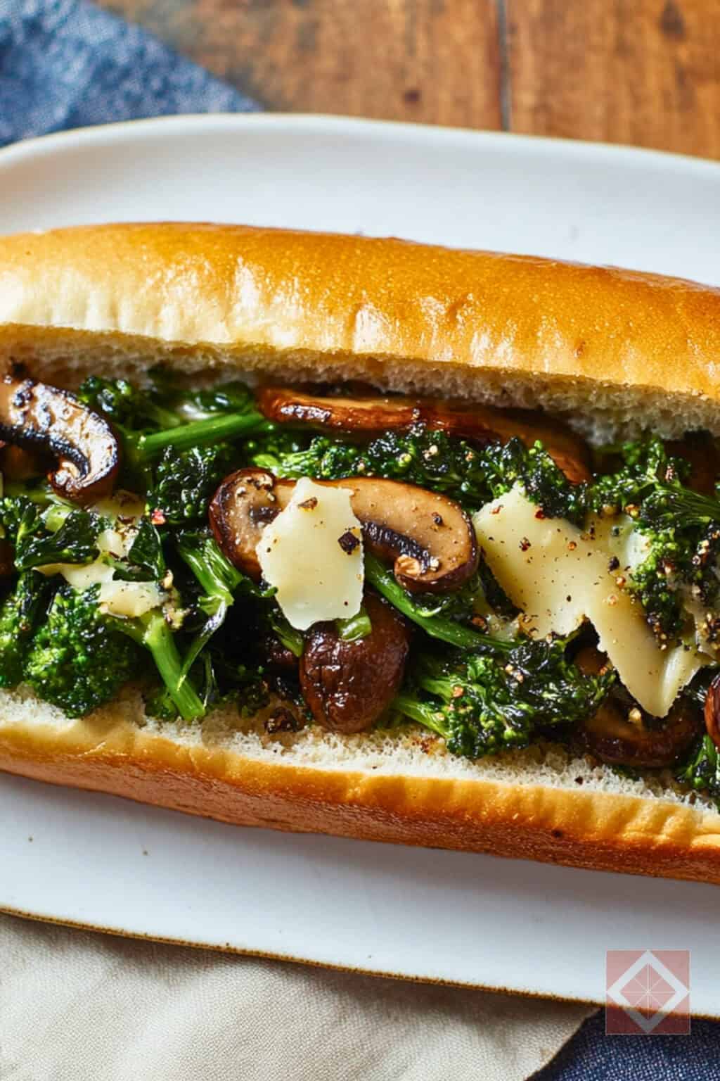 Best Philly-Style Broccoli Rabe, Portobello & Cheese Sandwiches One-Pot ...