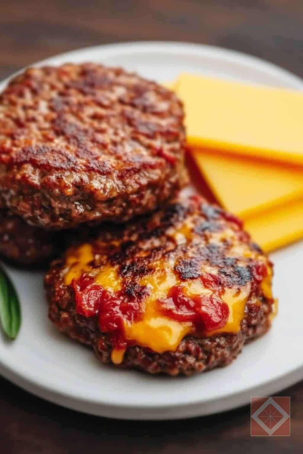 Carnivore Beef Burger Patties with Cheddar Air Fryer Recipe for Quick ...