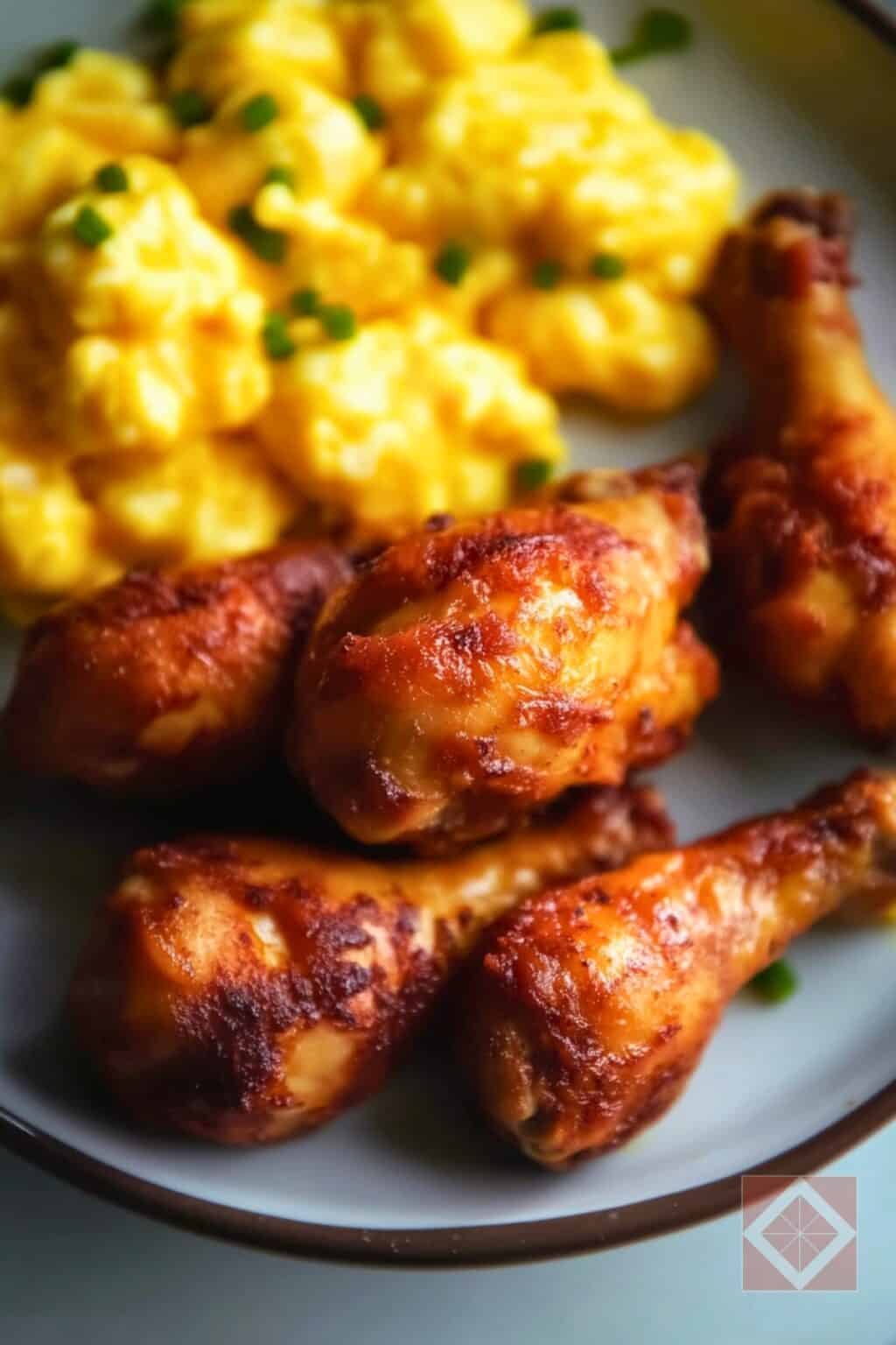 Best Chicken Drumettes with Scrambled Eggs Air Fryer Recipe