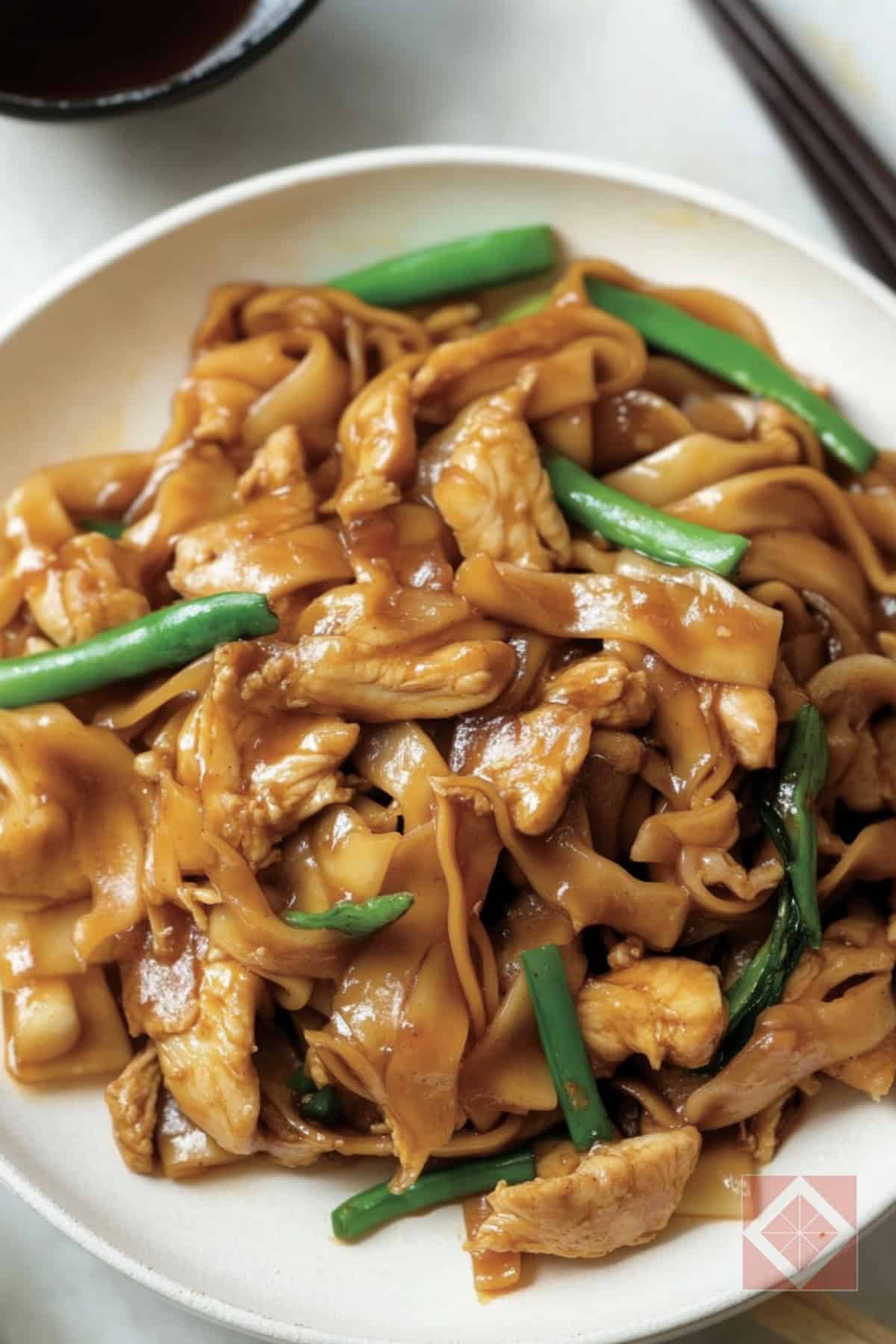 Smoky & Saucy Chicken Chow Fun
