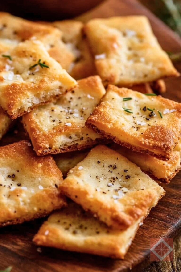 Cheese Crackers Using Cottage Cheese Recipe for Protein Snacks
