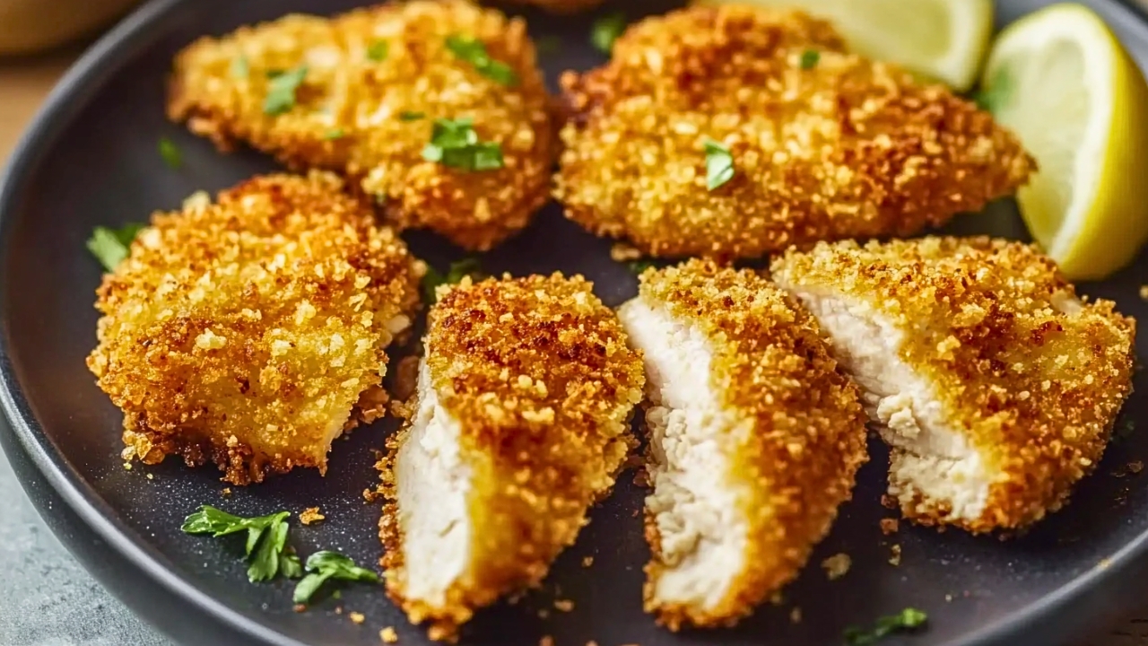 Golden Chicken Breasts: Easy Dinner for Two