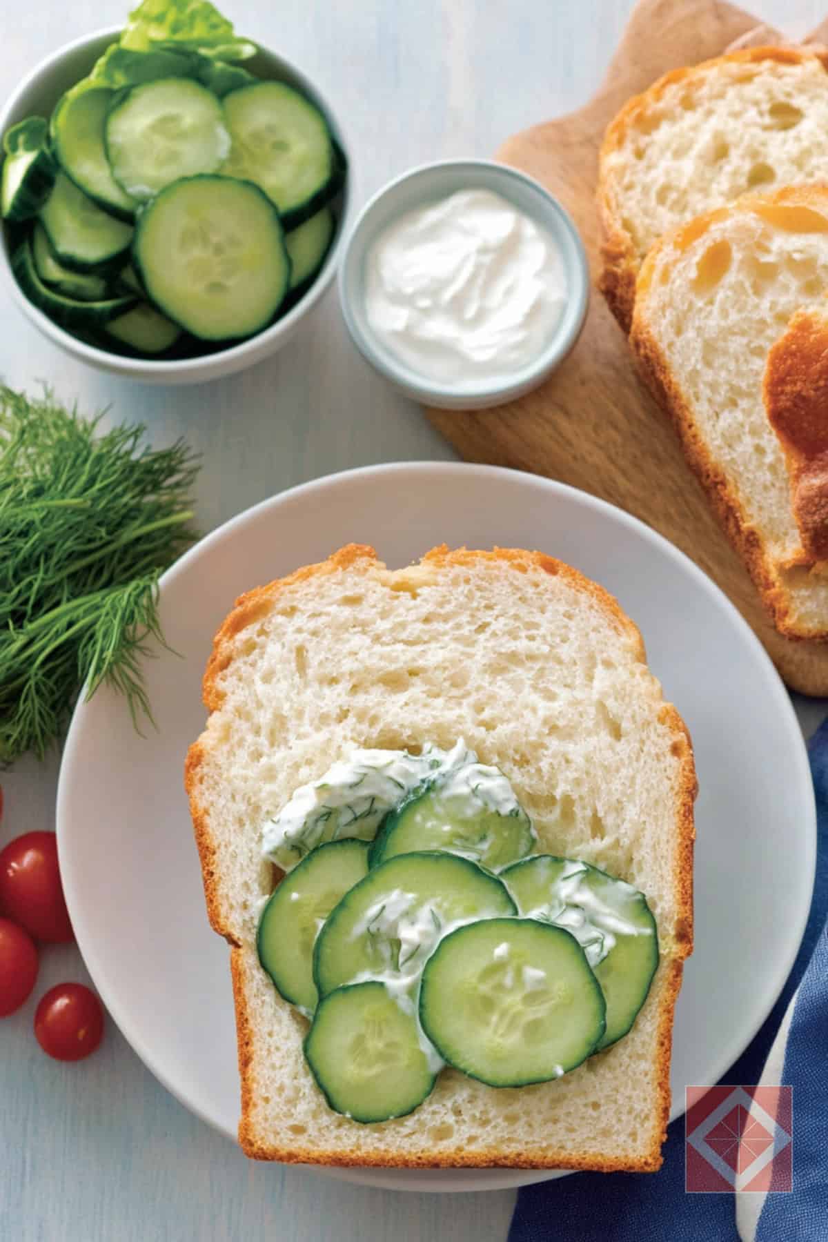 Cucumber Dill Tzatziki Bread (The One That Finally Made Sandwiches ...