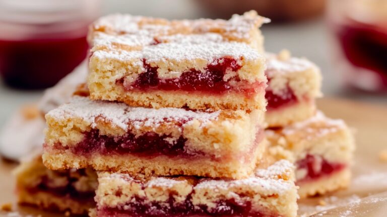 Classic Jam Jam Bars Dessert Recipe for Sweet Cravings
