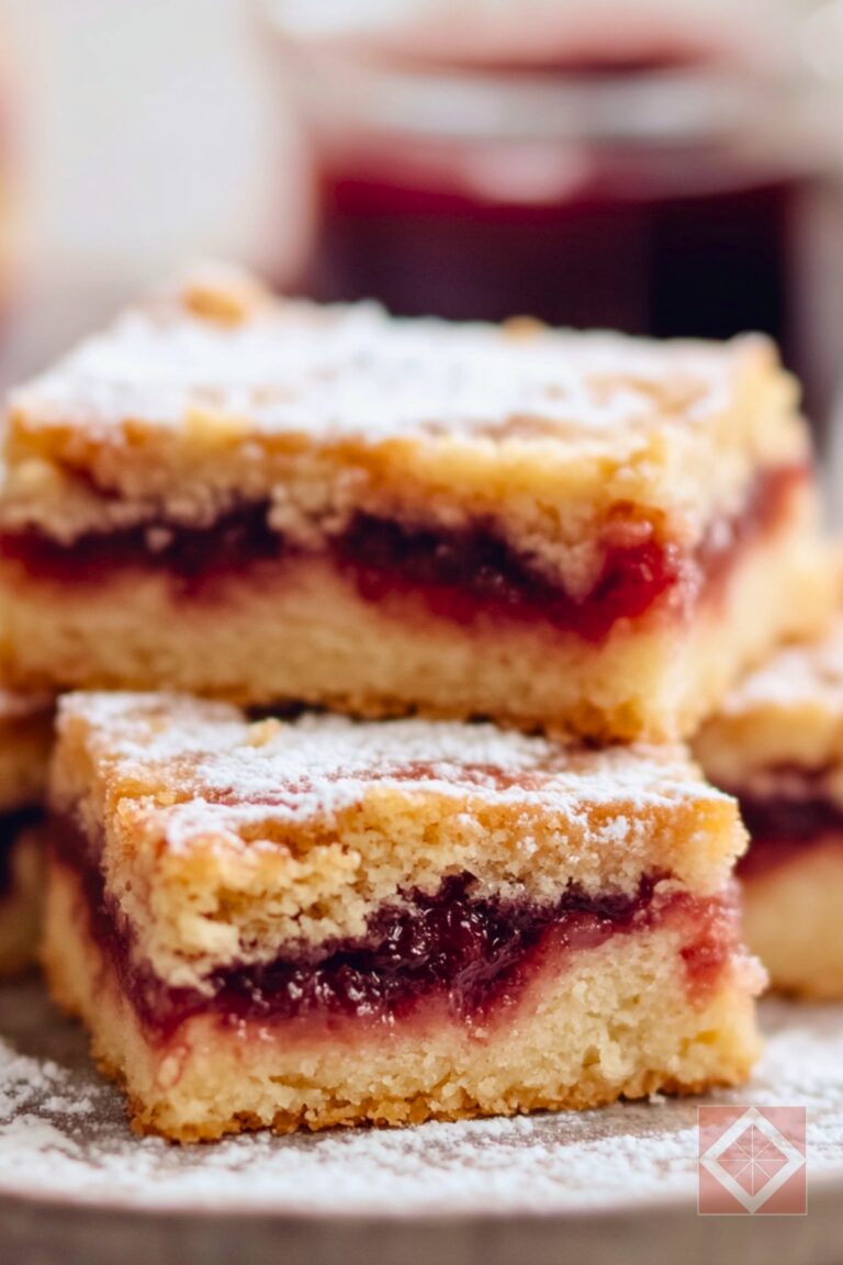 Classic Jam Jam Bars Dessert Recipe for Sweet Cravings